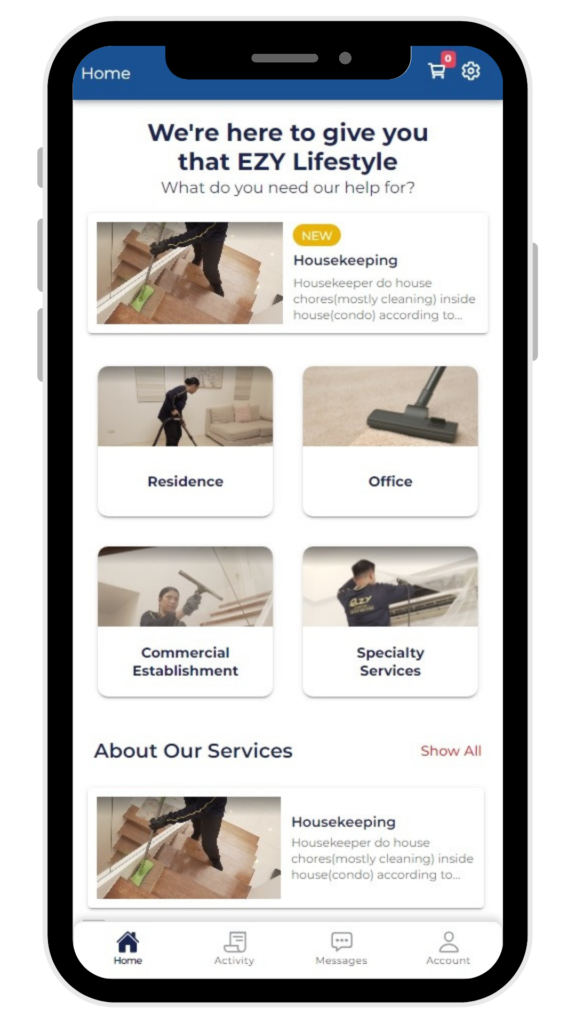 Download our app today! - EZY Lifestyle Cleaning Services